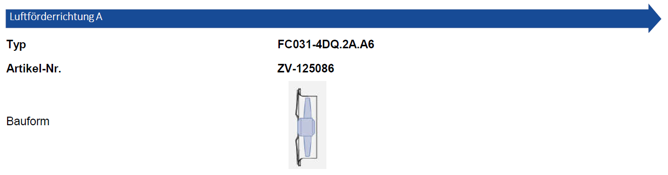 ZIEHL ABEGG - FC031-4DQ.2A.A6 / ZV-125086